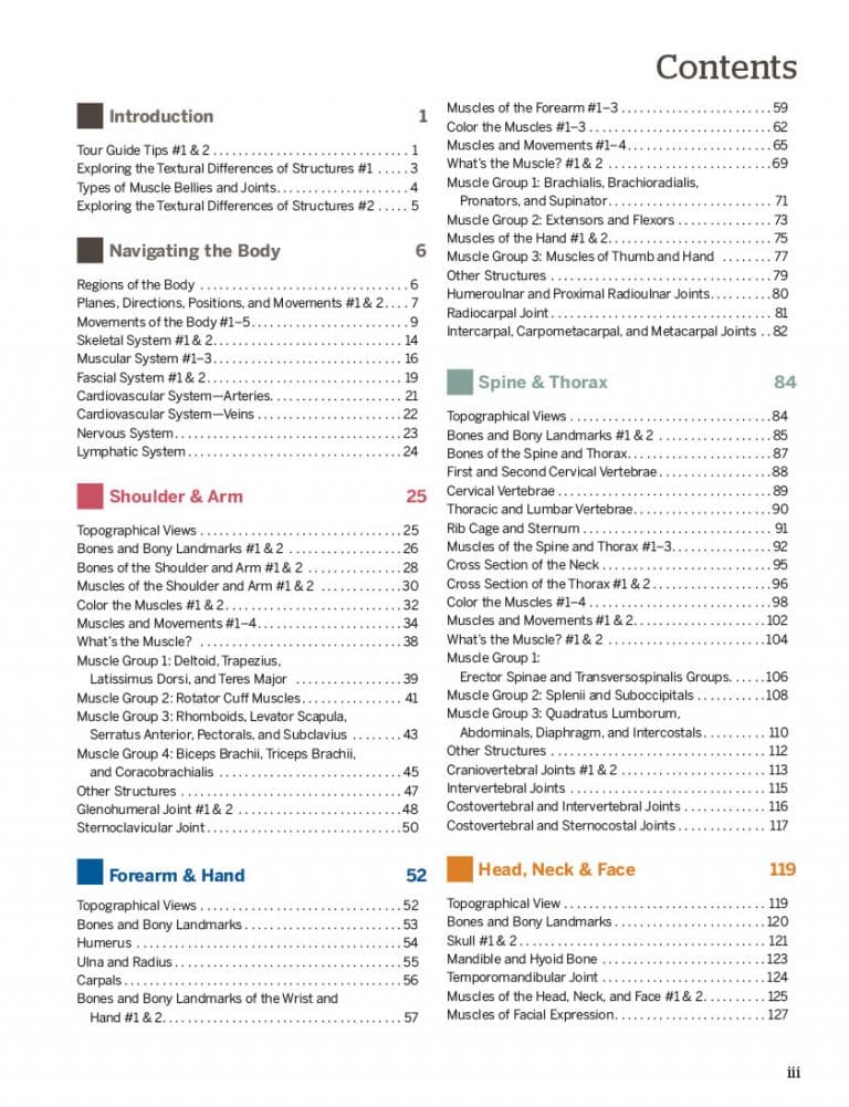 Trail Guide to the Body Student Workbook, 6th Edition